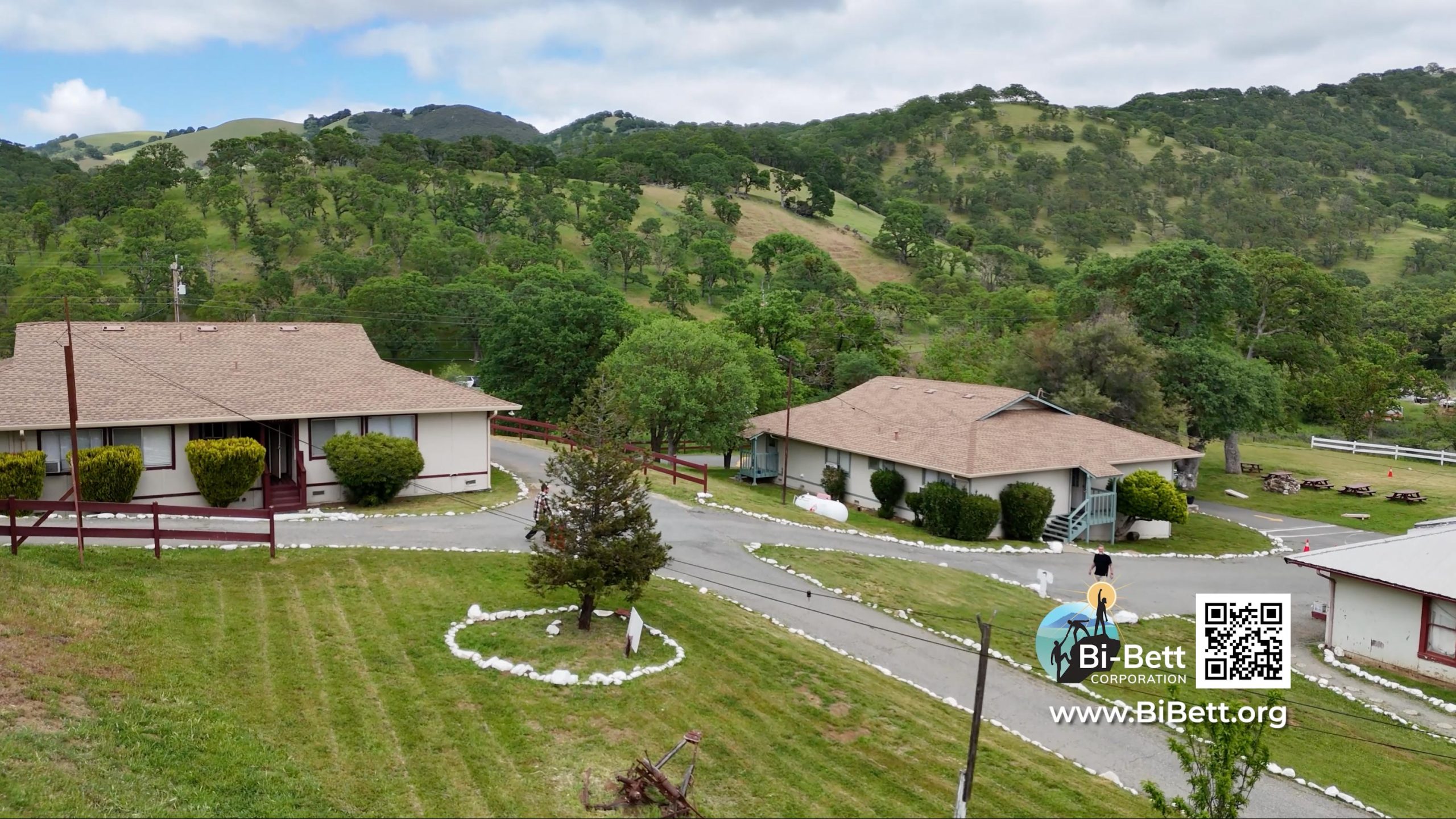 Aerial view of Bi-Bett’s Diablo Valley Ranch residential treatment ...